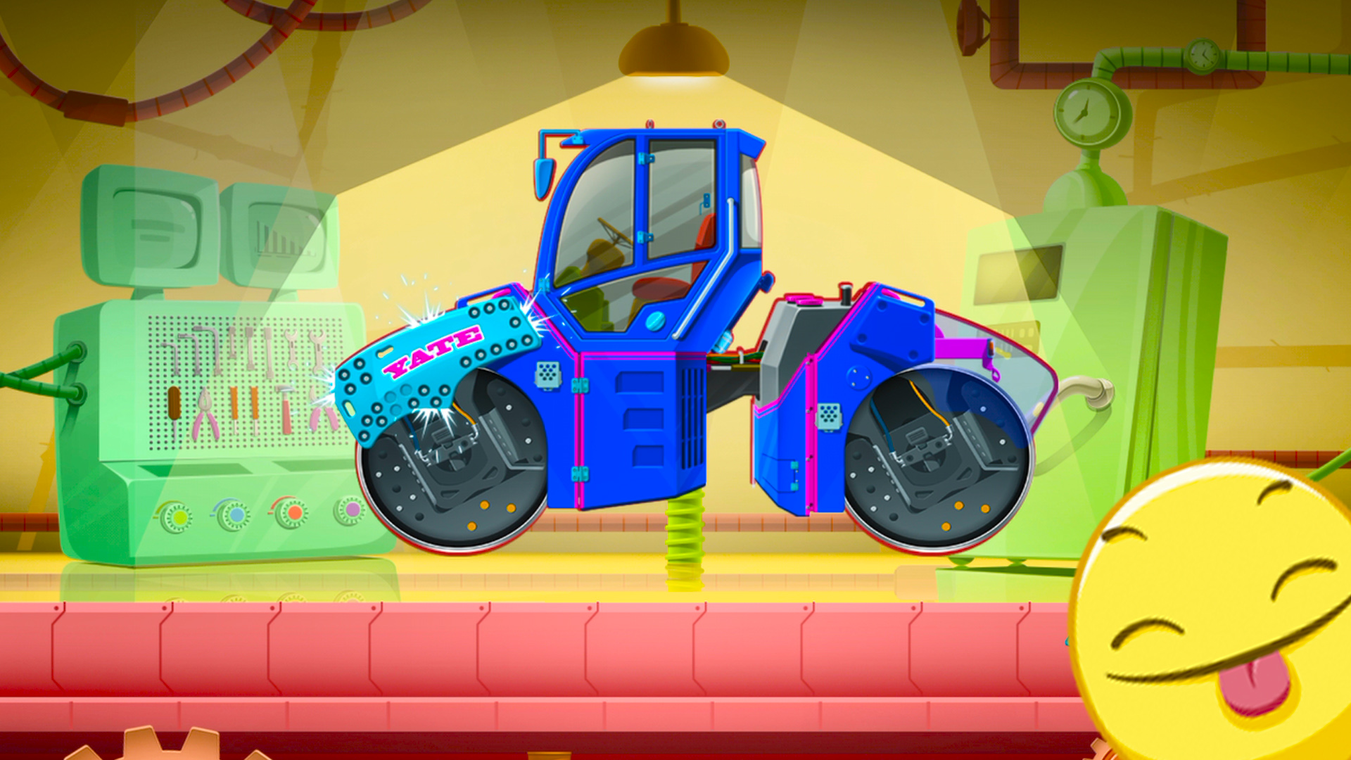 СОЗДАТЕЛЬ ГРУЗОВИКОВ | Собери машинку в мастерской и в путь! | СМАЙЛИКИ