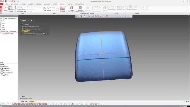 Geomagic Design X - Fit Surface Patches