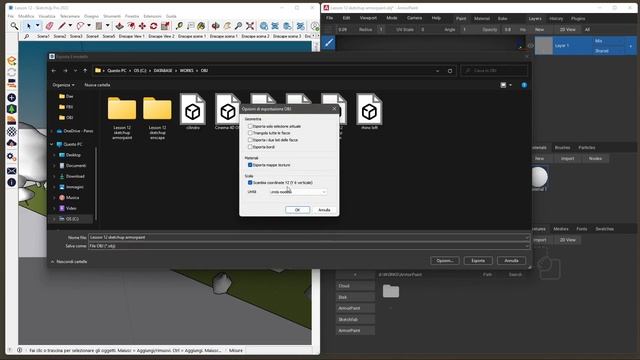 Armorpaint - Export From Sketchup Import in Armorpaint, Pain