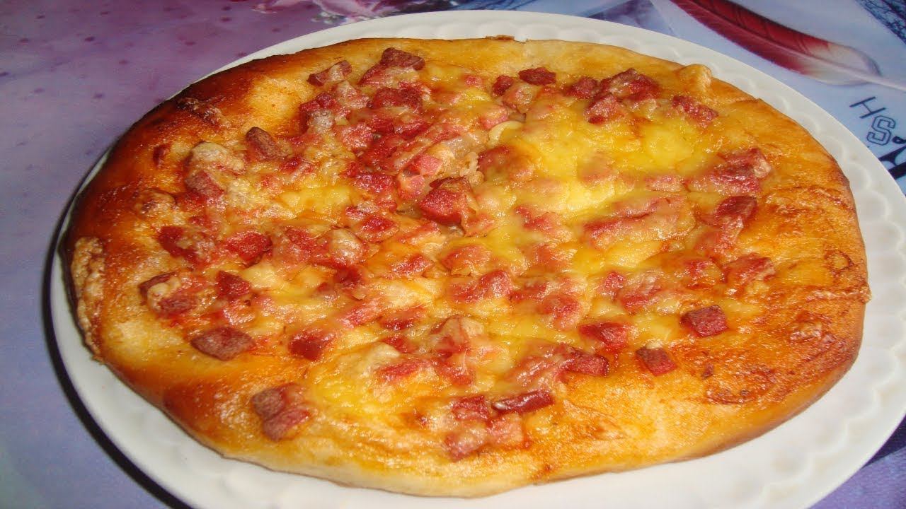 ОЧЕНЬ ВКУСНАЯ ПИЦЦА С ДРОЖЖЕВОГО ТЕСТА БЕЗ ТОМАТОВ