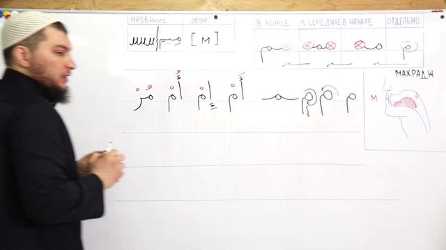 Урок Nº8: Буква "Мим" - ( م )