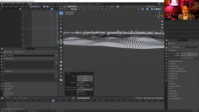 Large Scale Crowd Sims with Boids