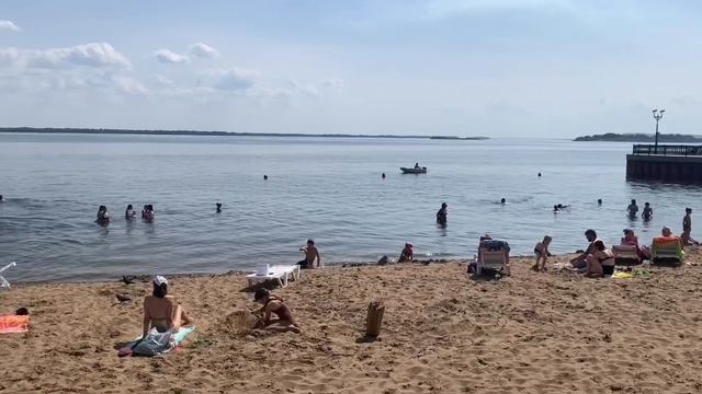 Набережная в Саратове август 2024