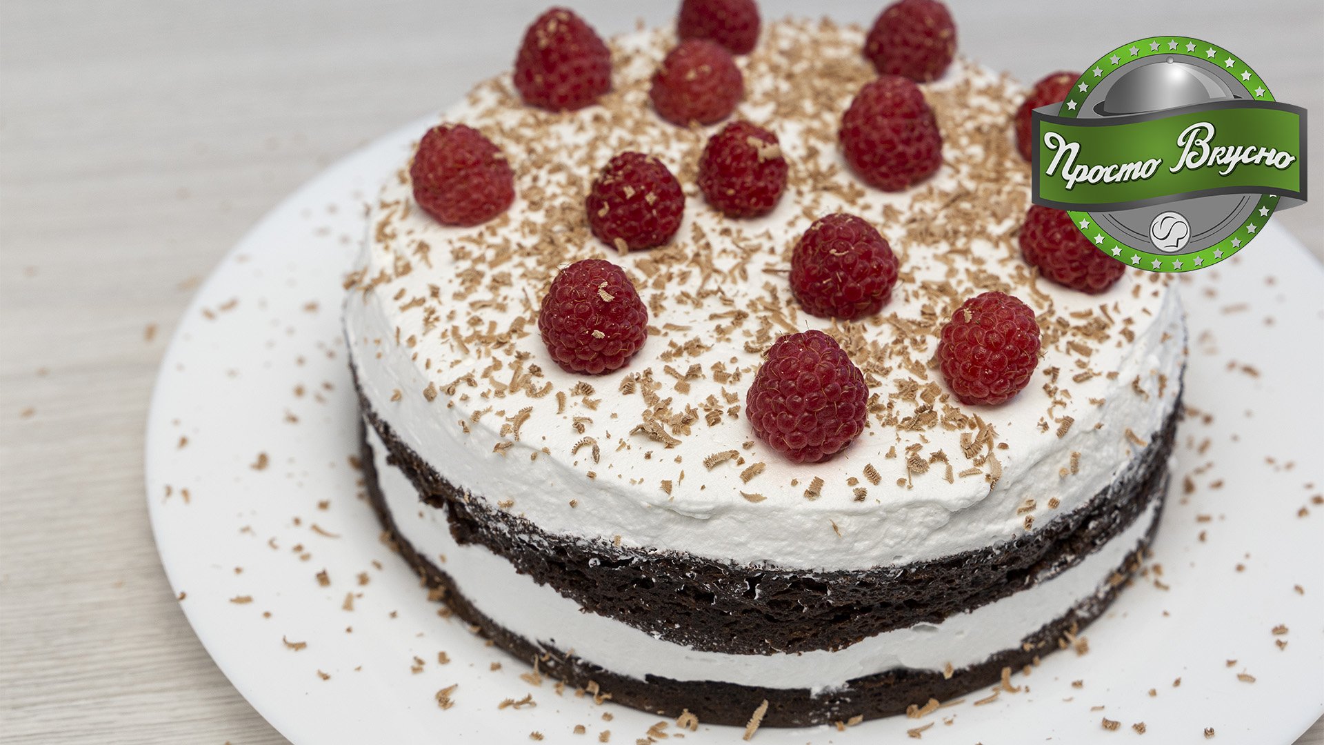 Лёгкий торт-десерт без муки, без духовки и без печенья