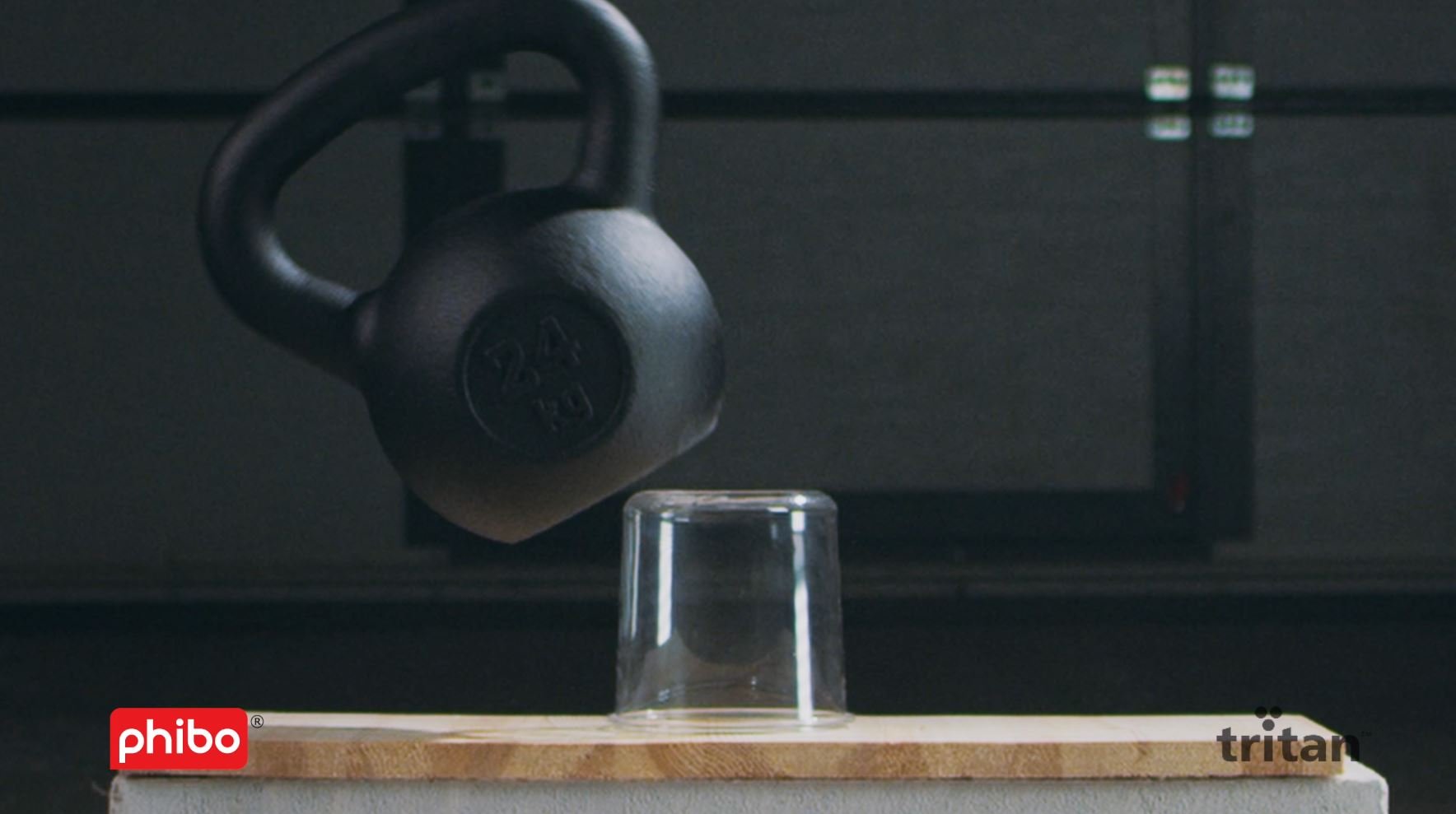 Краш-тест пищевых контейнеров Brilliant от Phibo из тритана™