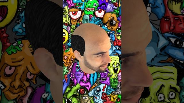 3D Голова #Shorts