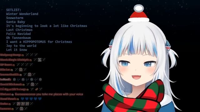 [Hololive - Gawr Gura] Frank Sinatra - Let It Snow