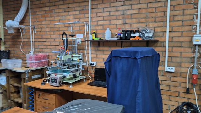 Участок маркировки, тампонная и трафаретная печать