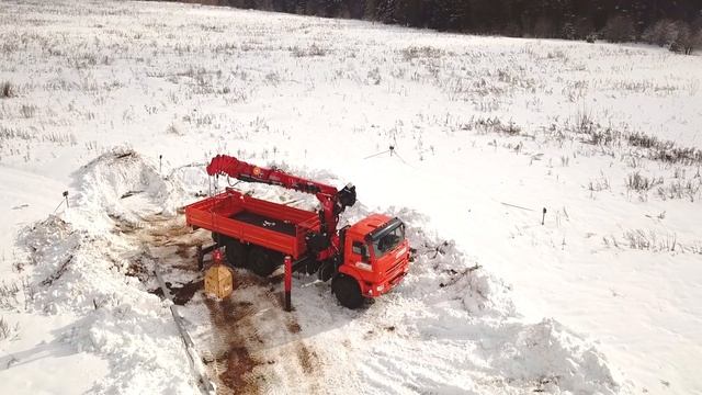 Краткий обзор лидера продаж - Бурильно-крановая машина TAURUS 086А - КамАЗ 43118!