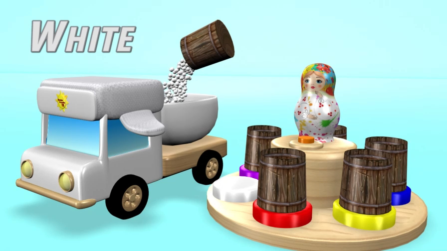 Крошки-Матрешки. Английский для малышей. Учим цвета и цифры с грузовичком/ Learn Colors and Numbers 