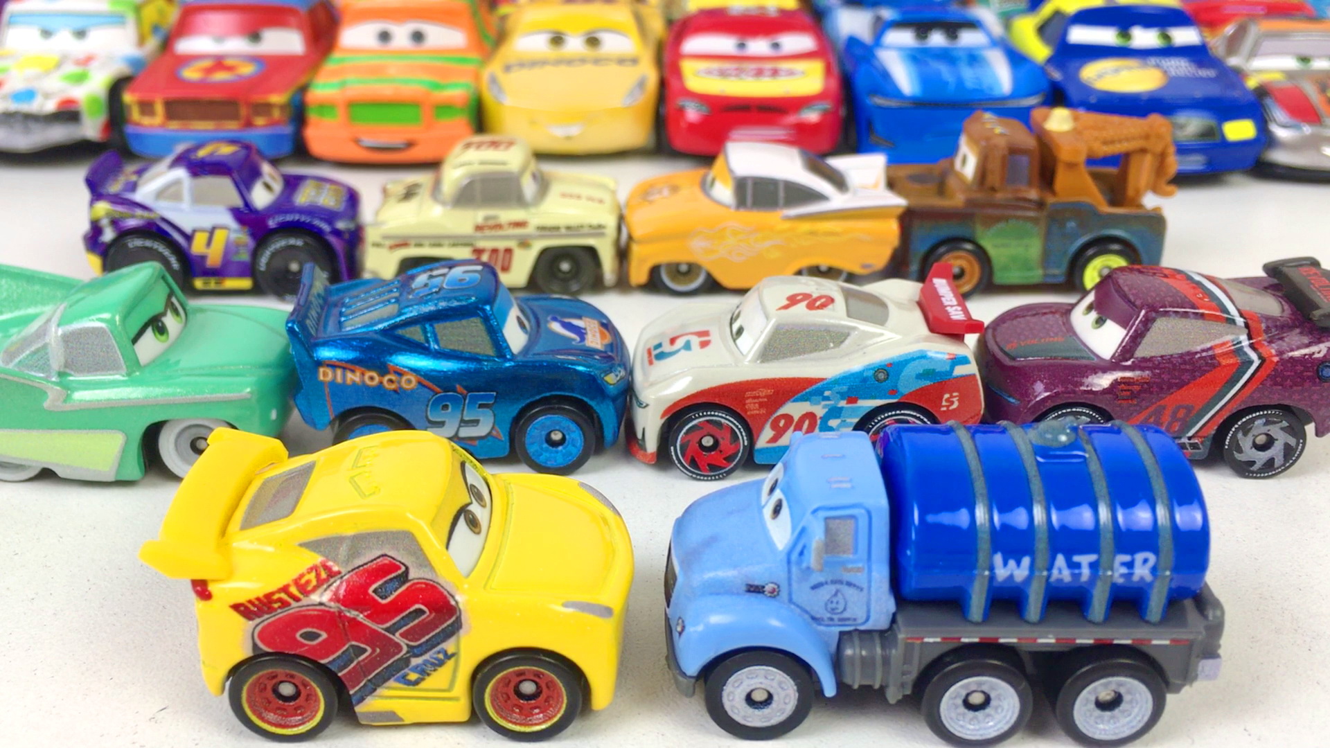 Тачки Новые Машинки Маквин Мини Гонщики Игрушки Дисней Распаковка