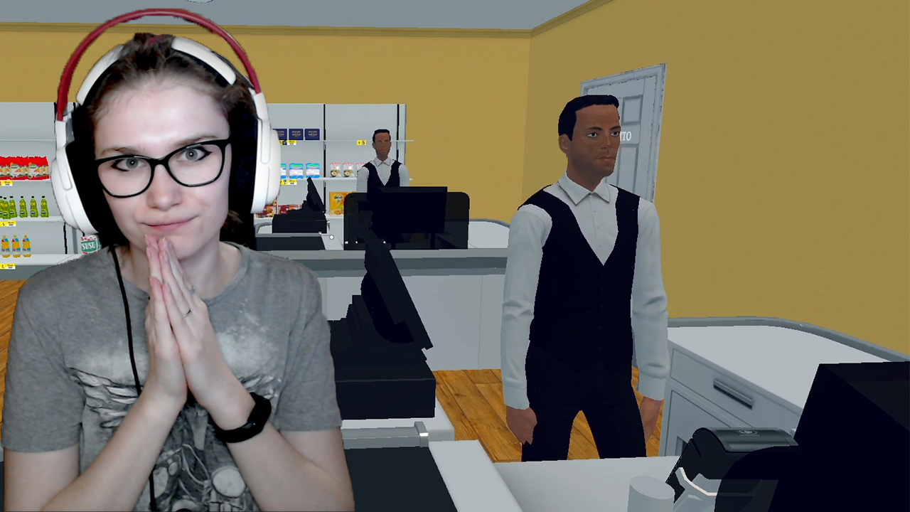 Два кассира на работе ✮ Supermarket Simulator ✮ #11