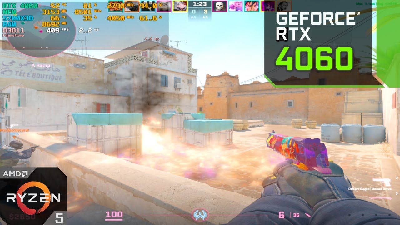Counter-strike 2 : RTX 4060 8GB + Ryzen 7500F