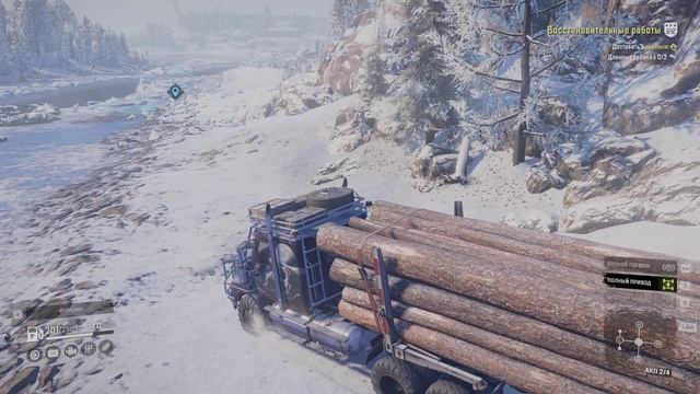 SnowRunner/Амур/Бревна 8