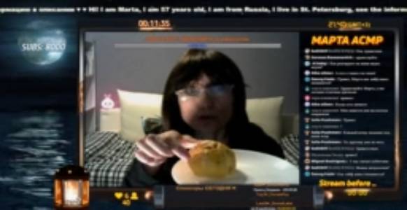 Марта АСМР Стрим эфир от 19.10.2018 Фунчоза. Печеные яблоки