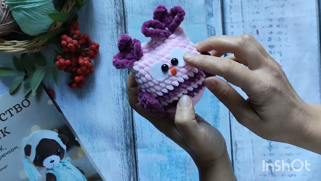 Мастер - класс  совушка крючком