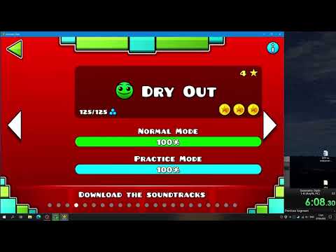 Geometry Dash Speedrun (Any%, 1-8) [12:05]