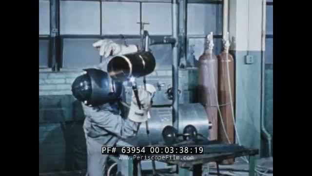 LINDE HELIARC _ TIG WELDING FOR CARBON STEEL PIPE 1960s TRAINING FILM 63954