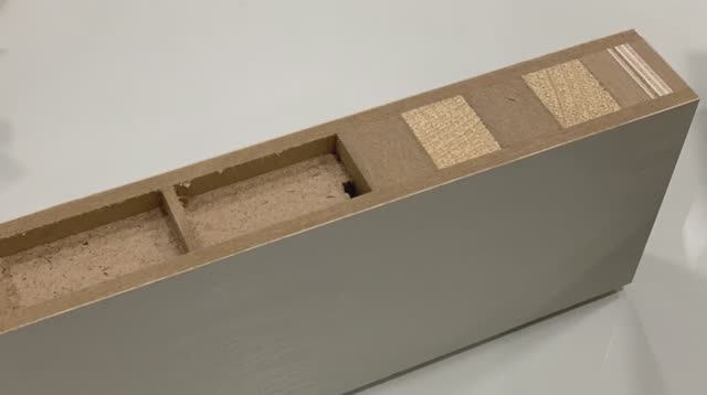 Основа силовой обвязки полотна - инженерный сэндвич-брус собственного производства.mp4