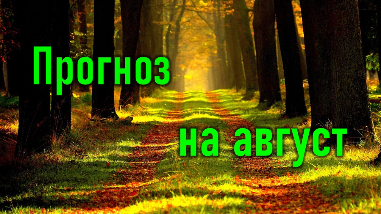 РАСКЛАД  ДЛЯ МУЖЧИН «ПРОГНОЗ НА АВГУСТ»