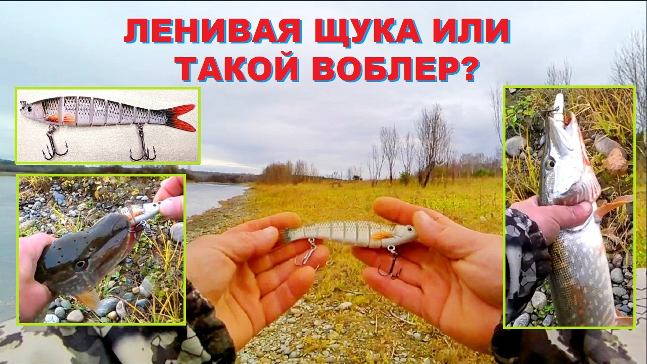 ЛЕНИВАЯ ЩУКА ИЛИ ТАКОЙ ВОБЛЕР?