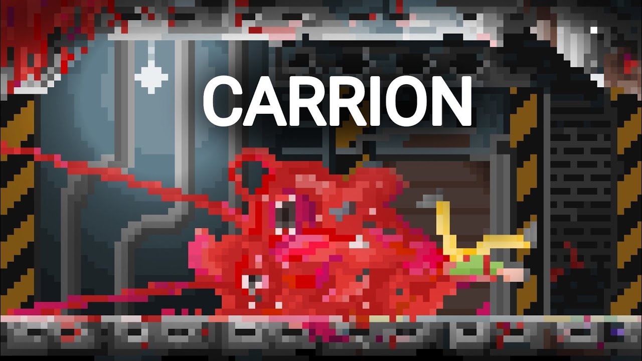 Хорроры в пикселях! Прохождение Carrion [финал + новогоднее DLS]