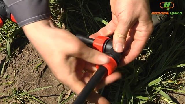 Капельный полив от водопровода ЖУК. Монтаж и подключение.mp4