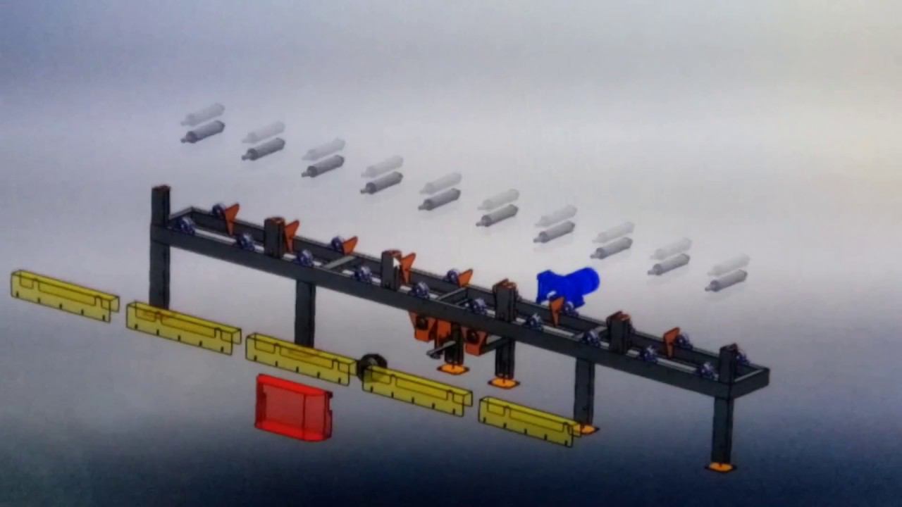 Сборка приводных рольгангов