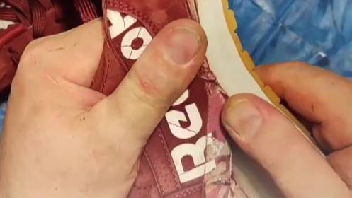 Стирка кроссовок Reebok , к чему приводит!?