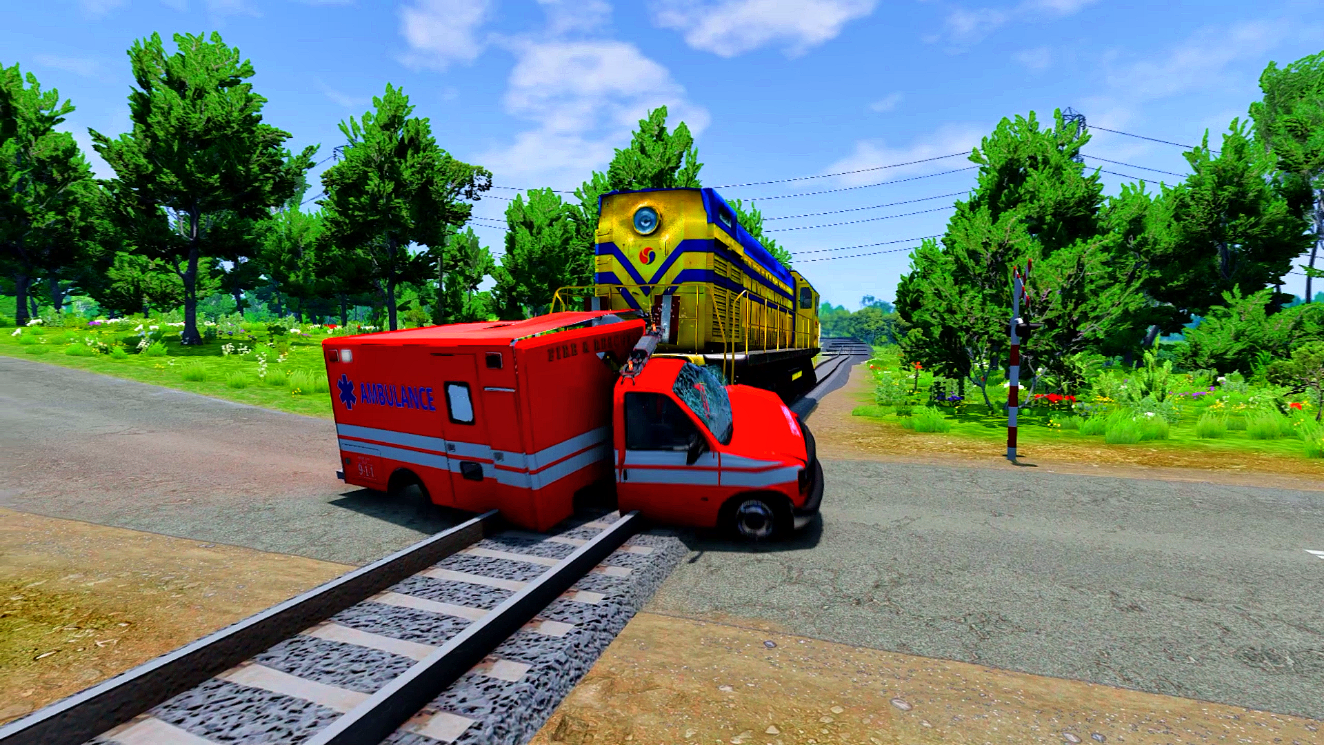 СКОРАЯ ПОМОЩЬ РЕШИЛА ПРОЕХАЛА НА КРАСНЫЙ ЦВЕТ