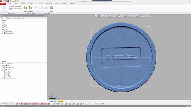 GeoMagic Design X & GeoMagic for SOLIDWORKS - Scan Alignment