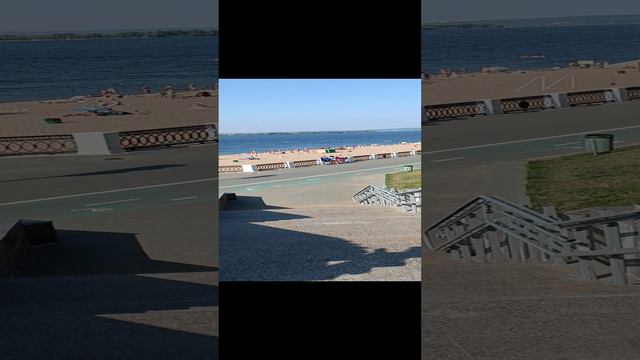 Наба, Ладья, 🌊☀пляж Волги, жара.