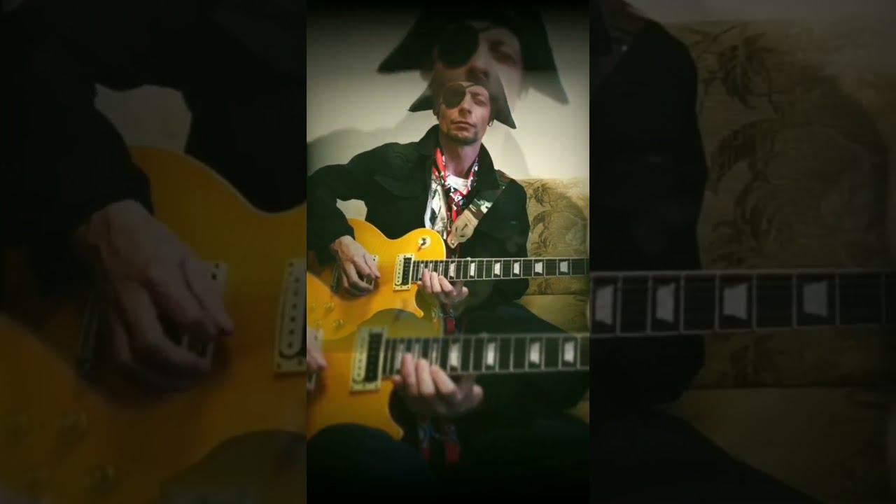 Pirates of the Caribbean theme / metal cover #shorts #music #metalcover #guitarcover #guitar #rock