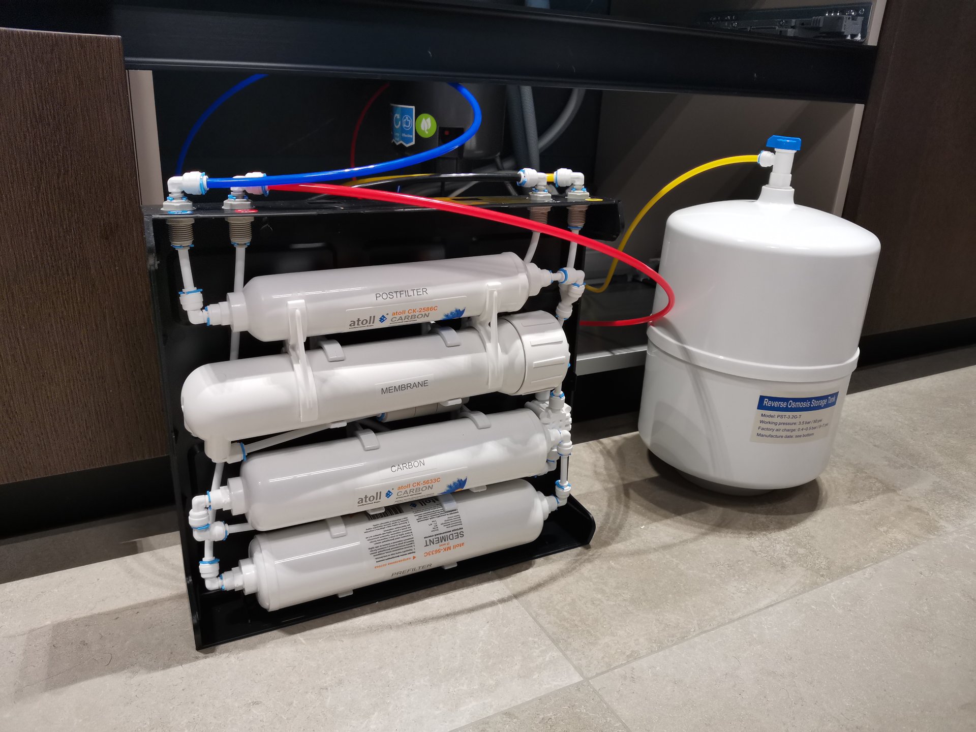 Atoll Slim A-4200 STDA. КОМПАКТНАЯ СИСТЕМА ОБРАТНОГО ОСМОСА С БАКОМ