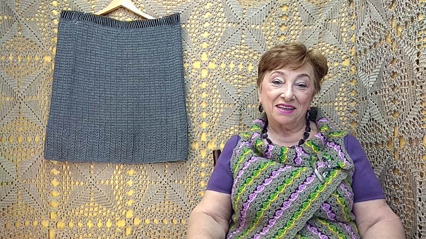 Юбка "Удобная". Мастер-класс по вязанию крючком от О. С. Литвиной.