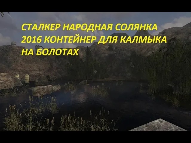 СТАЛКЕР НАРОДНАЯ СОЛЯНКА 2016 КОНТЕЙНЕР ДЛЯ КАЛМЫКА НА БОЛОТАХ