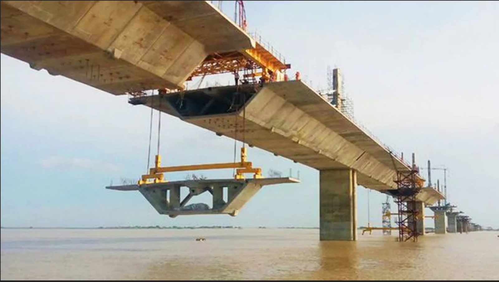 Вы должны это увидеть: Невероятный метод строительства современных мостов часть 3