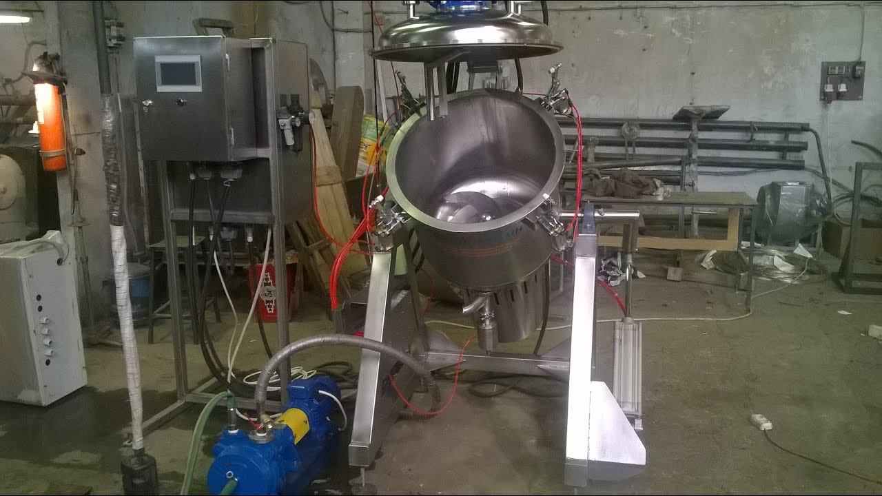 Вакуумный миксер. Установка гомогенизирующая - универсальный гомогенизирующий модуль УГ-УГМ-90