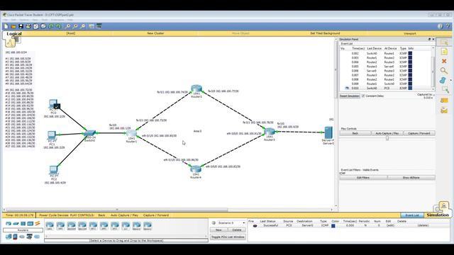 Урок 15 Cisco Packet Tracer. Протокол OSPF настройка метрики каналов между маршрутизаторами