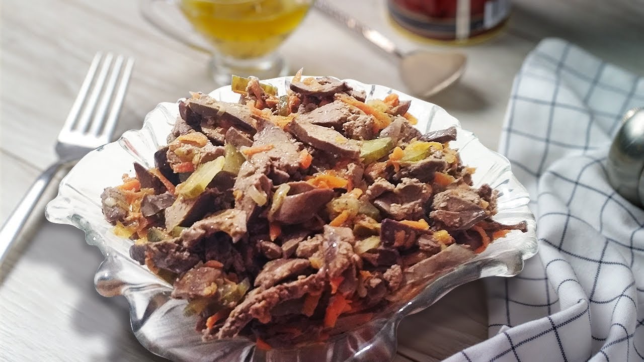 Беру куриную печень и готовлю вкуснейший Печеночный салат.