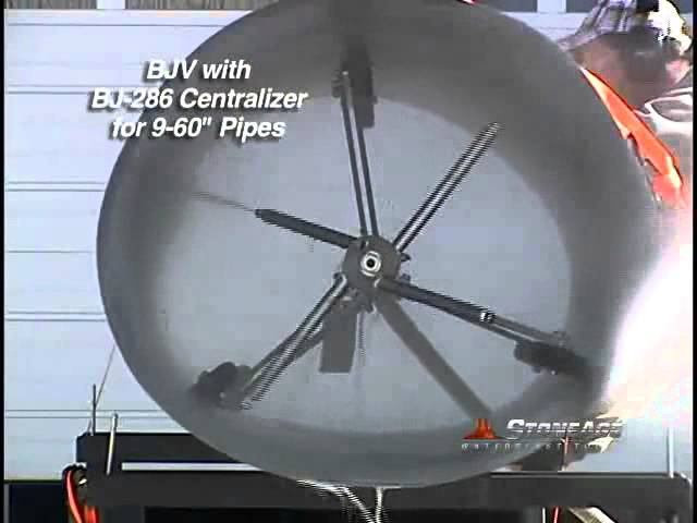 Центраторы от компании StoneAge для очистки труб