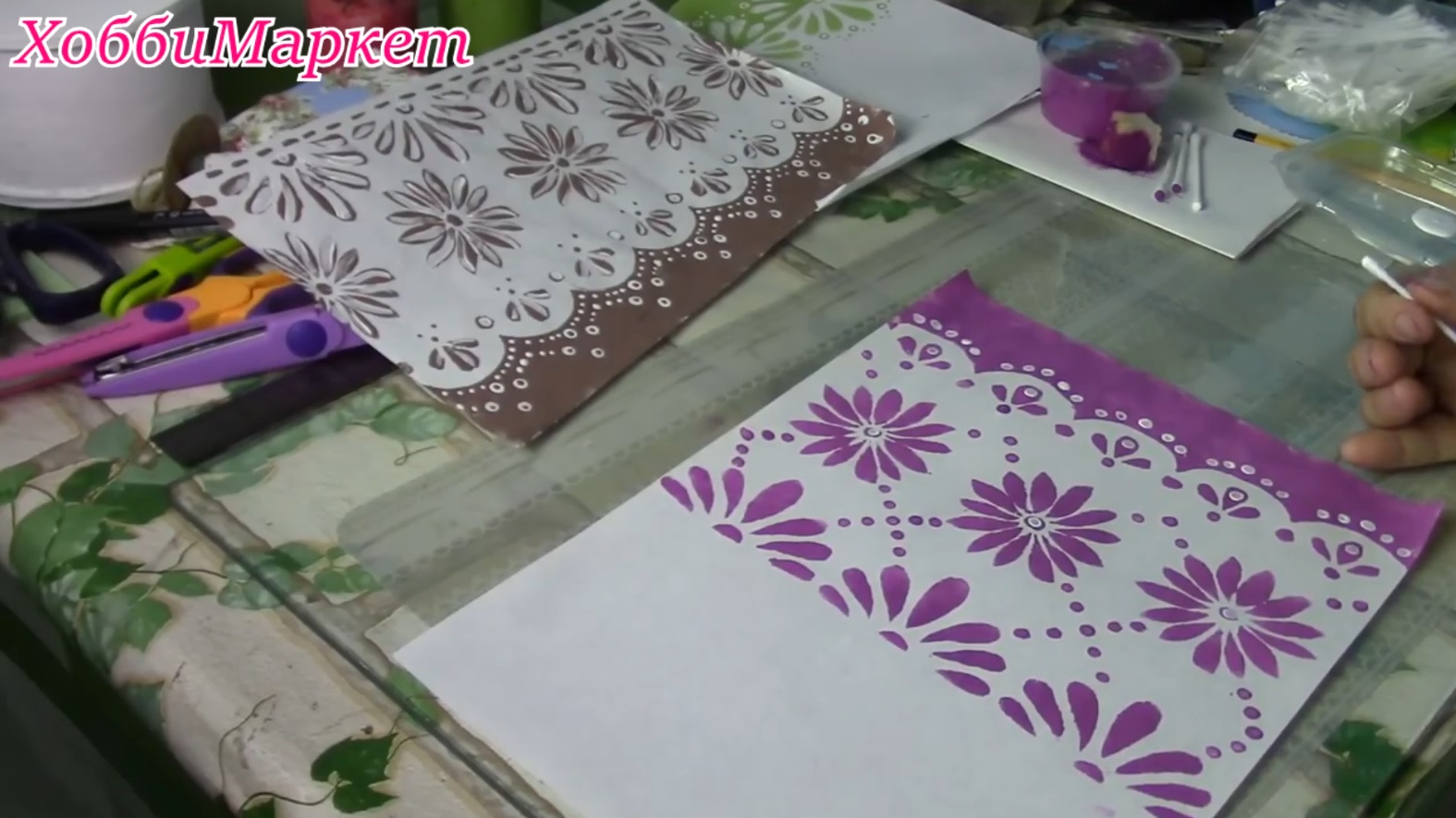 Возможности использования трафаретов в творчестве ХоббиМаркет