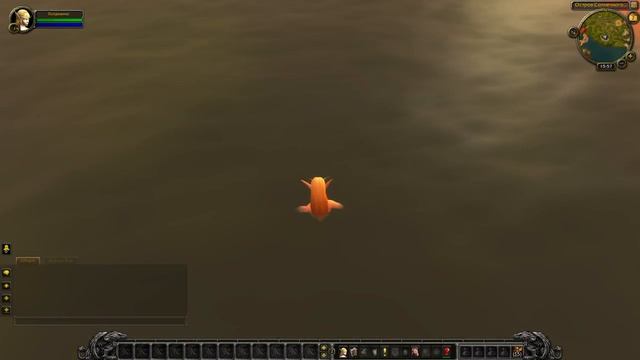 World of Warcraft, купание эльфийки-блондинки