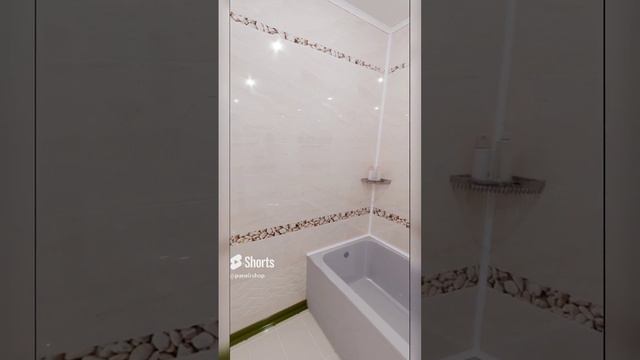 🛀 7. Бюджетный ремонт ванной комнаты из ПВХ панелей🔆