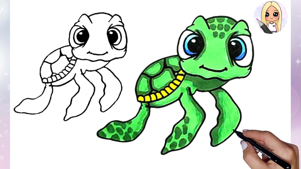 Как нарисовать черепаху