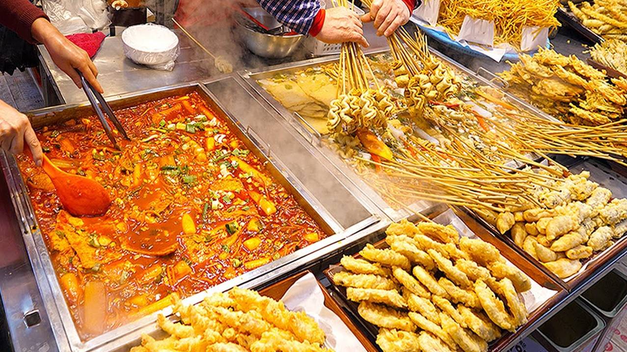 Korean best night market food master
