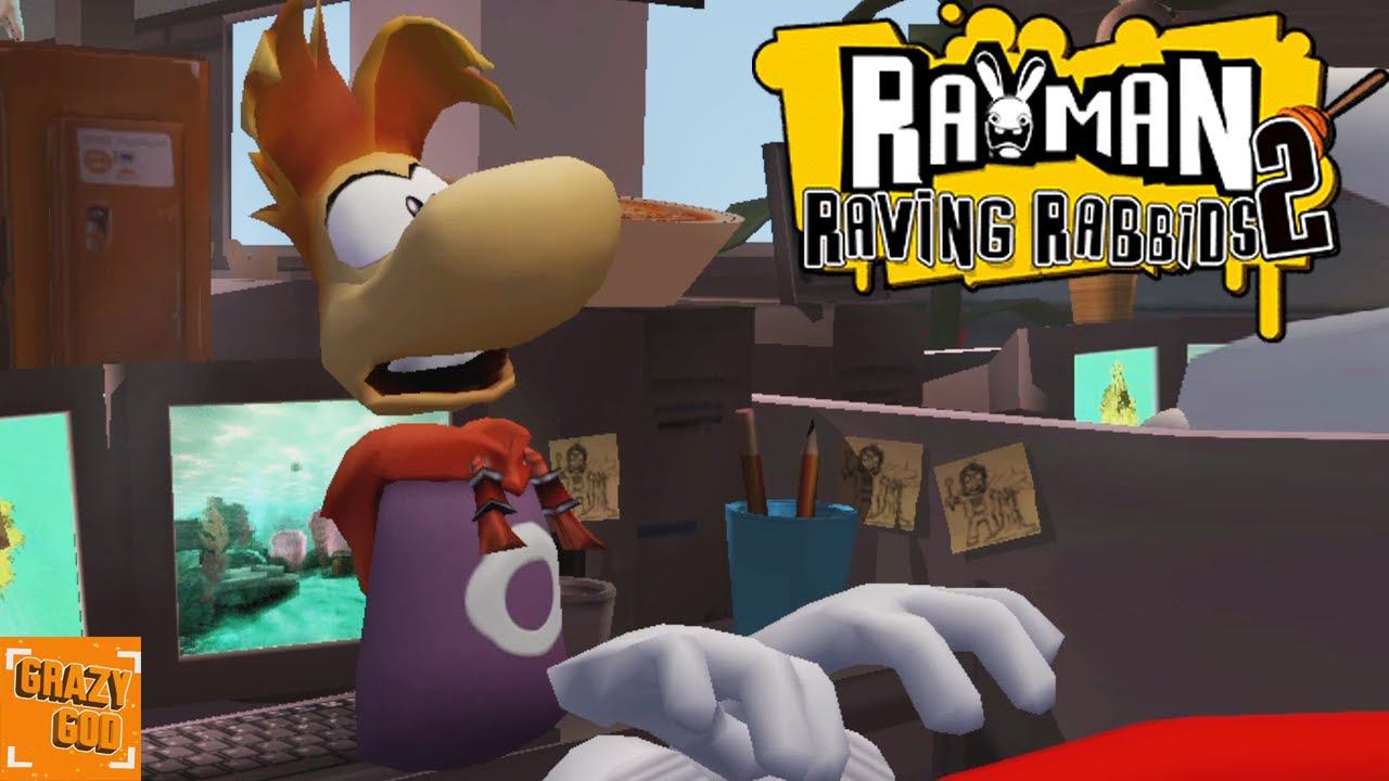 ПОЛ-ИГРЫ ЗА 20 МИНУТ ►  Прохождение Rayman Raving Rabbids 2 #1