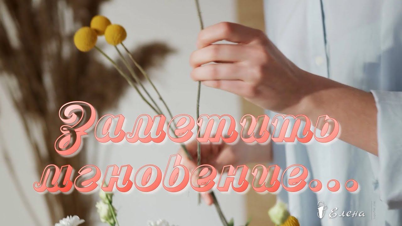 Заметить мгновение  *   Музыка Елены Анненковой