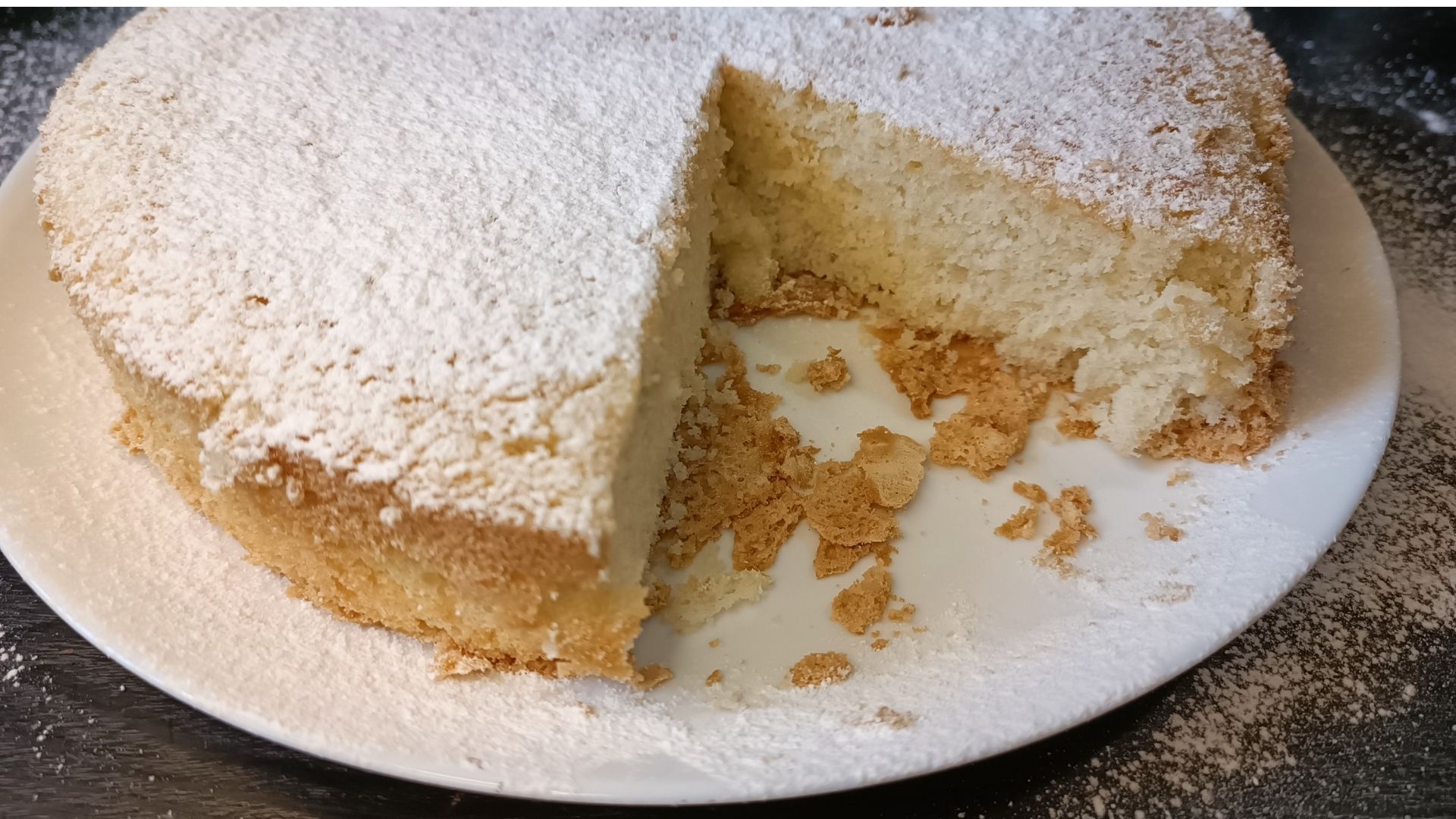 Нежный и воздушный безглютеновый  бисквит на рисовой муке!