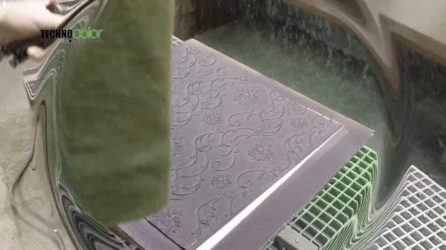 Нанесение лака "Soft-Touch" на 3d панели